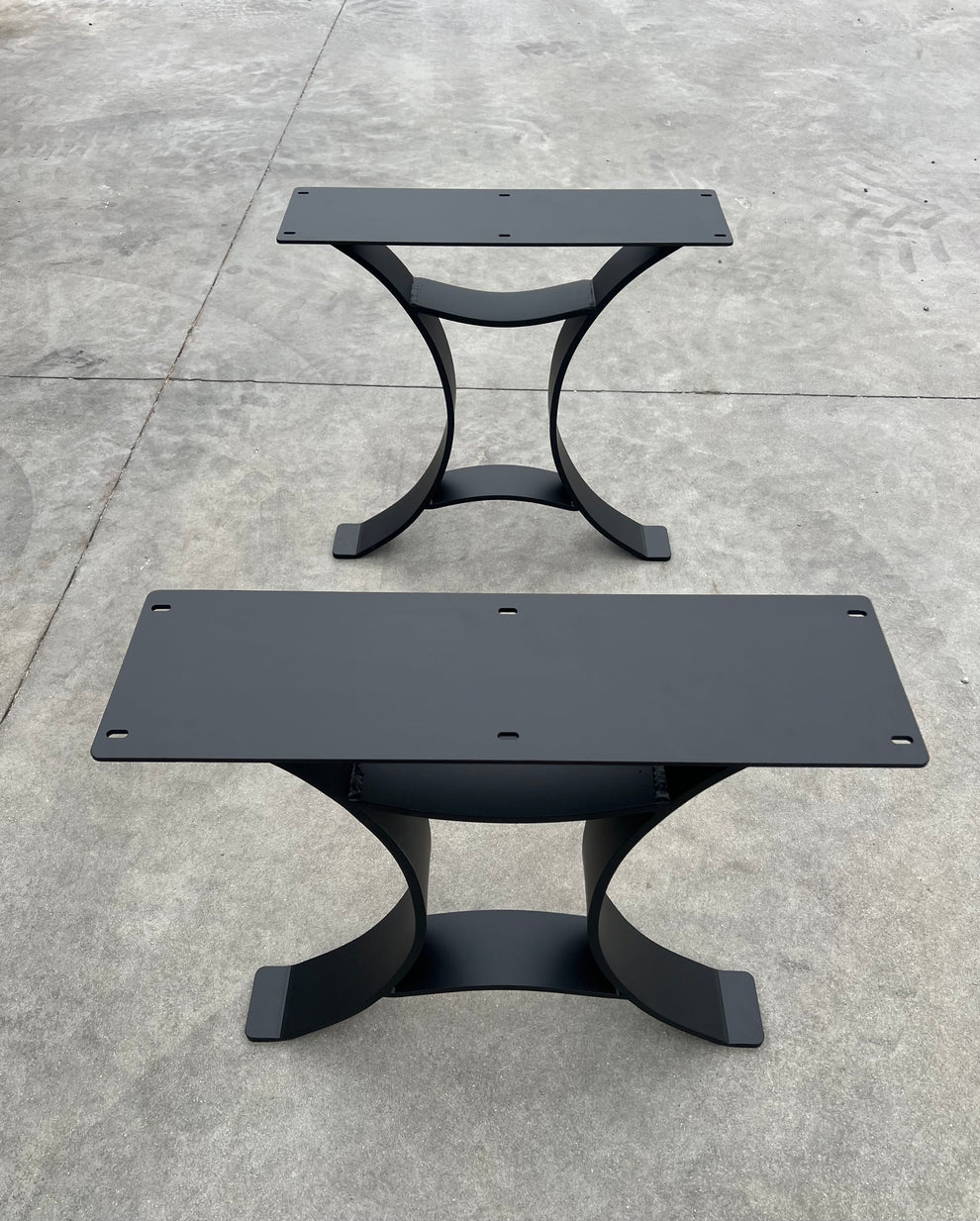 Golden Gate Dining Leg Set – Iron Edge Studio